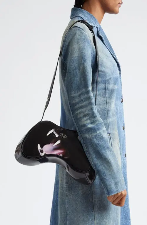 Diesel® Play Cat Shoulder Bag - Black Multi | Editorialist
